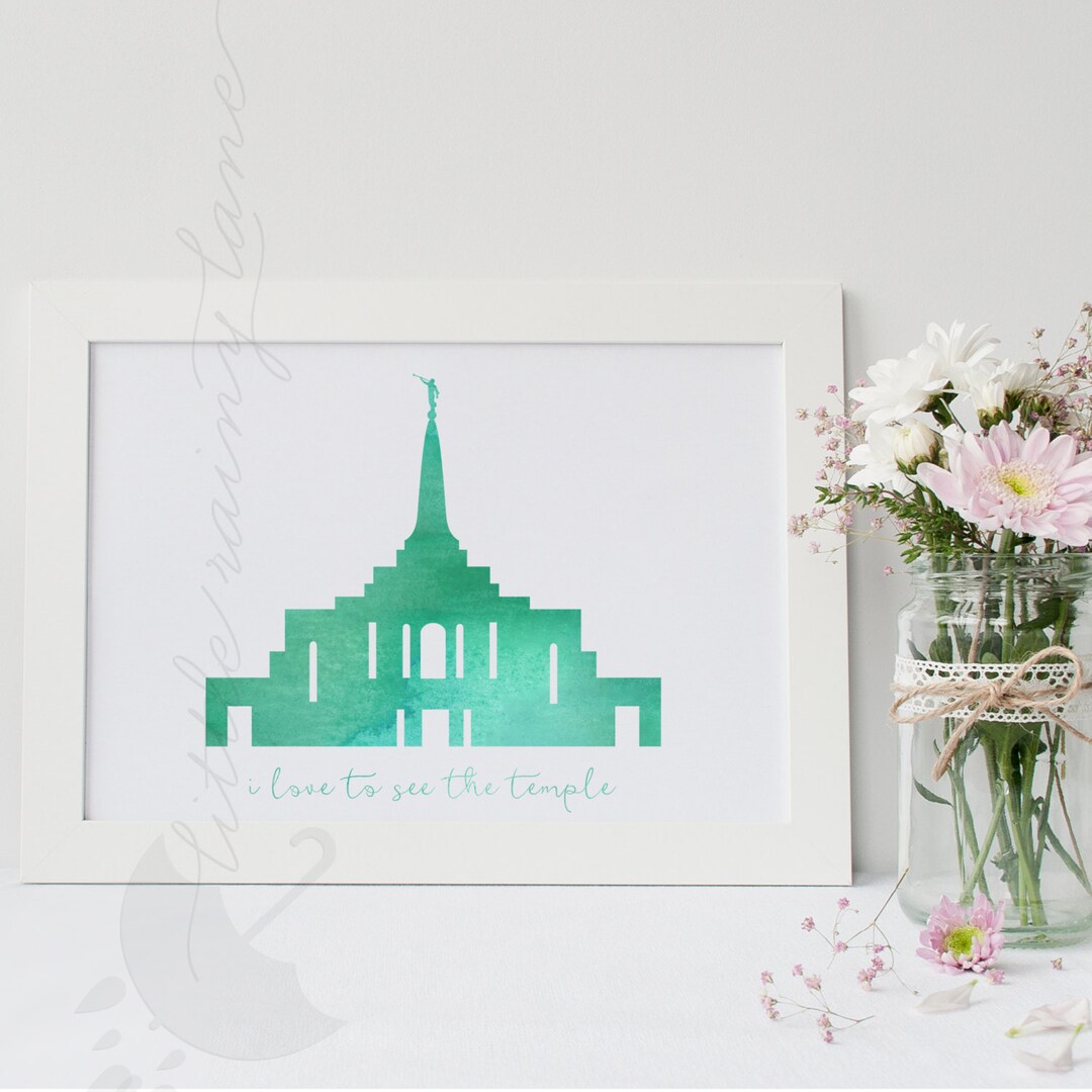 Gilbert Arizona Temple, LDS Temple, Gilbert Temple, Temple, LDS Art ...