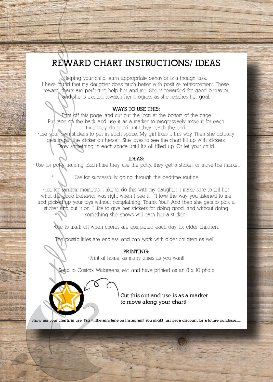 Kids Reward Chart - Girl Super Hero Reward Chart - Printable - Instant ...