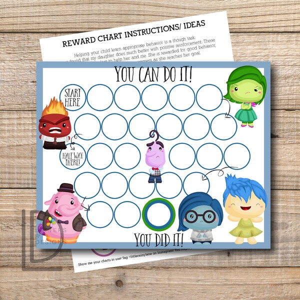 Inside Out Chart - Etsy