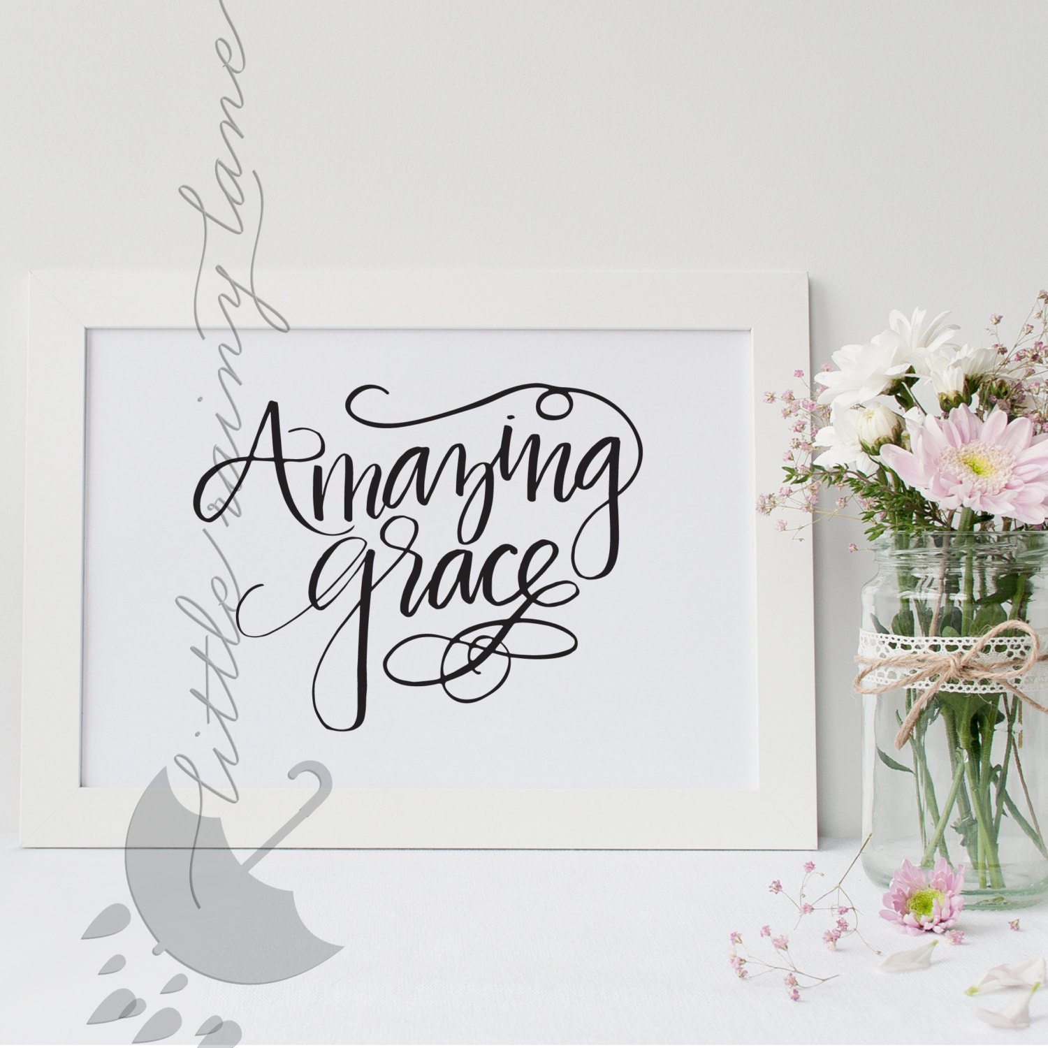 Amazing Grace - Amazing Grace Sign - Amazing Grace Print - Etsy