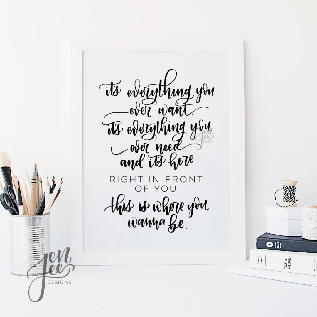 Motivational Wall Decor - It's Everything You Ever Want - Greatest ...