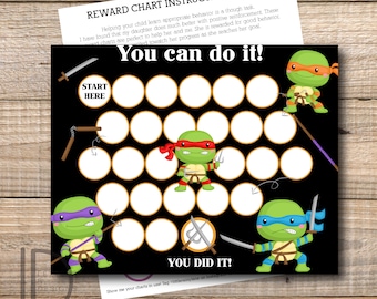 Reward Chart Spa Reward Chart Printable Instant Download Printable - Etsy