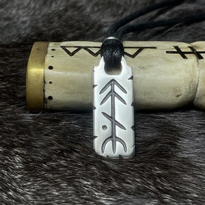 INVOCATION OF TYR Talisman in Sterling Silver - Viking Rune Heathen ...