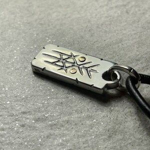 Sterling Silver Yngvi-freyr Bindrune Talisman With 14k Yellow Gold ...