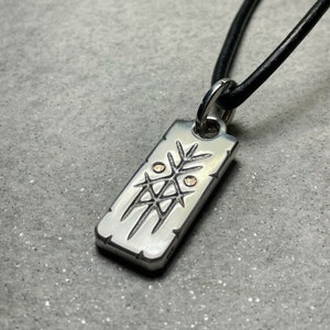 Sterling Silver Yngvi-freyr Bindrune Talisman With 14k Yellow Gold ...