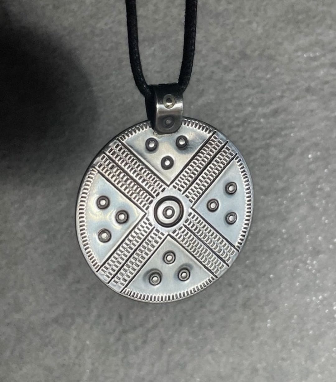 SVALINN - Viking Shield Pendant in Sterling Silver - Pagan Protective ...