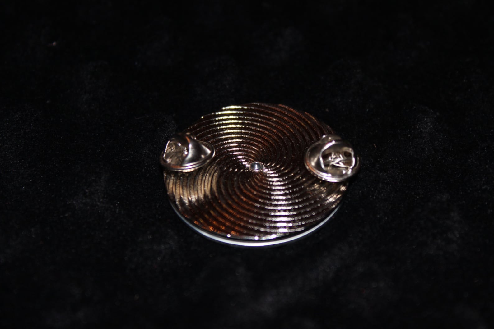 Blue Psychedelic Spinner Pin - Etsy