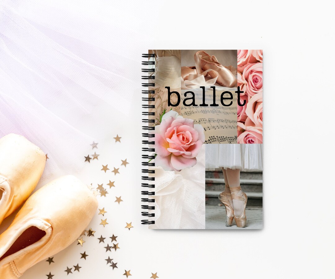 Ballet Aesthetic Spiral Notebook Dancer Notebook Ballet Bullet Journal ...