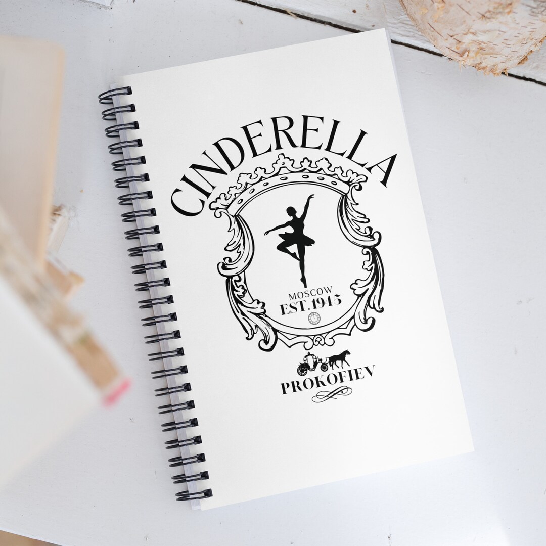 Cinderella Ballet Notebook Dancer Notebook Ballet Bullet Journal - Etsy