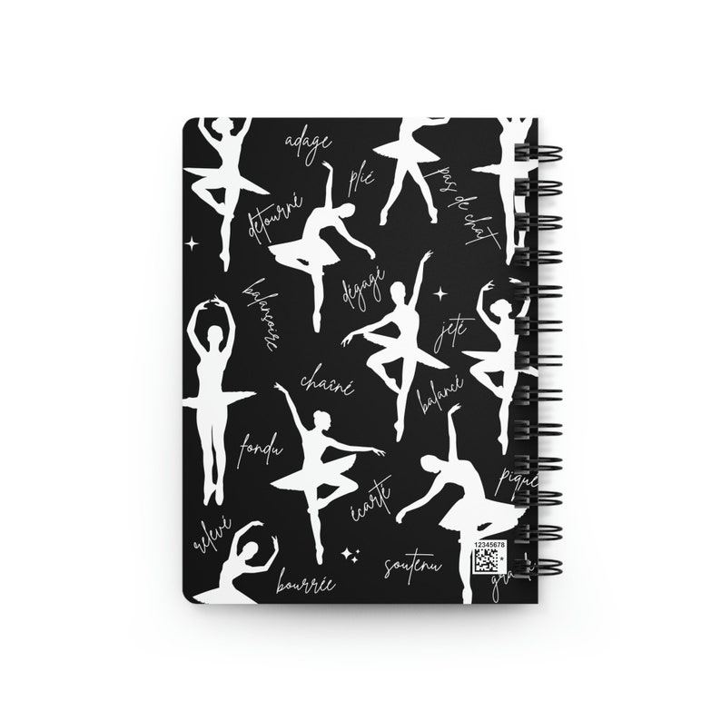 Ballet Choreography Notebook Black Dance Class Notebook Ballet Teacher ...