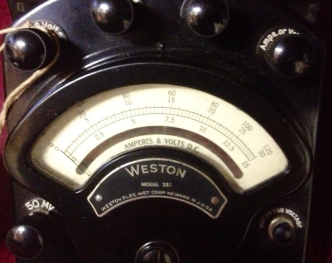 1950s Weston Model 281 Electrical Test Meter - Etsy