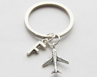 Airplane keychain | Etsy