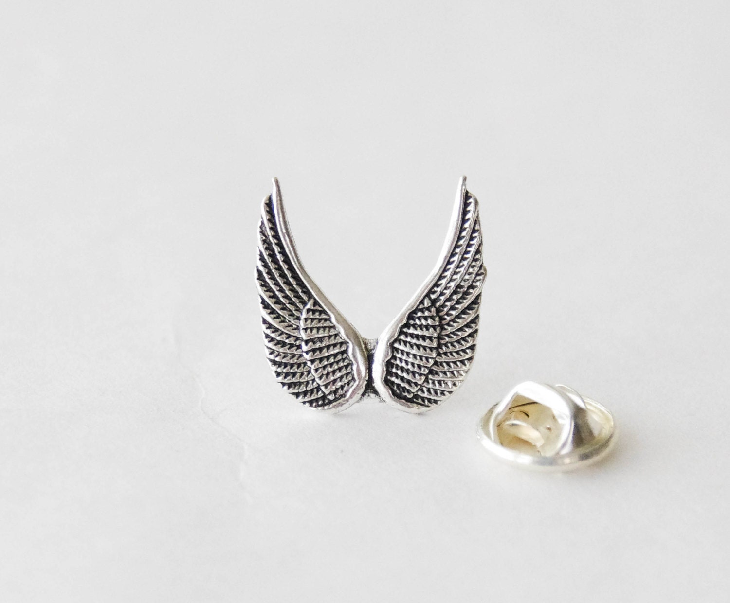 Wings Tie Tack Wings Lapel Pin Angel Wings Pin Wing Tie | Etsy