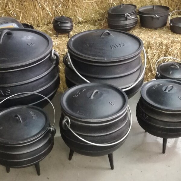 Large Antique Cast Iron Cauldron - Etsy