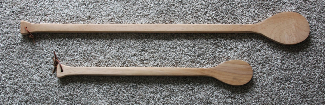 Large Maple Wooden Spoon for Cast Iron Cauldrons Choose From 24 or 36 ...