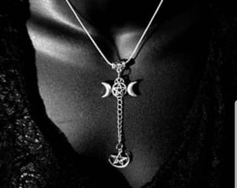 Hekate Triple Moon Necklace. Https://imberravencreations.etsy.com ...