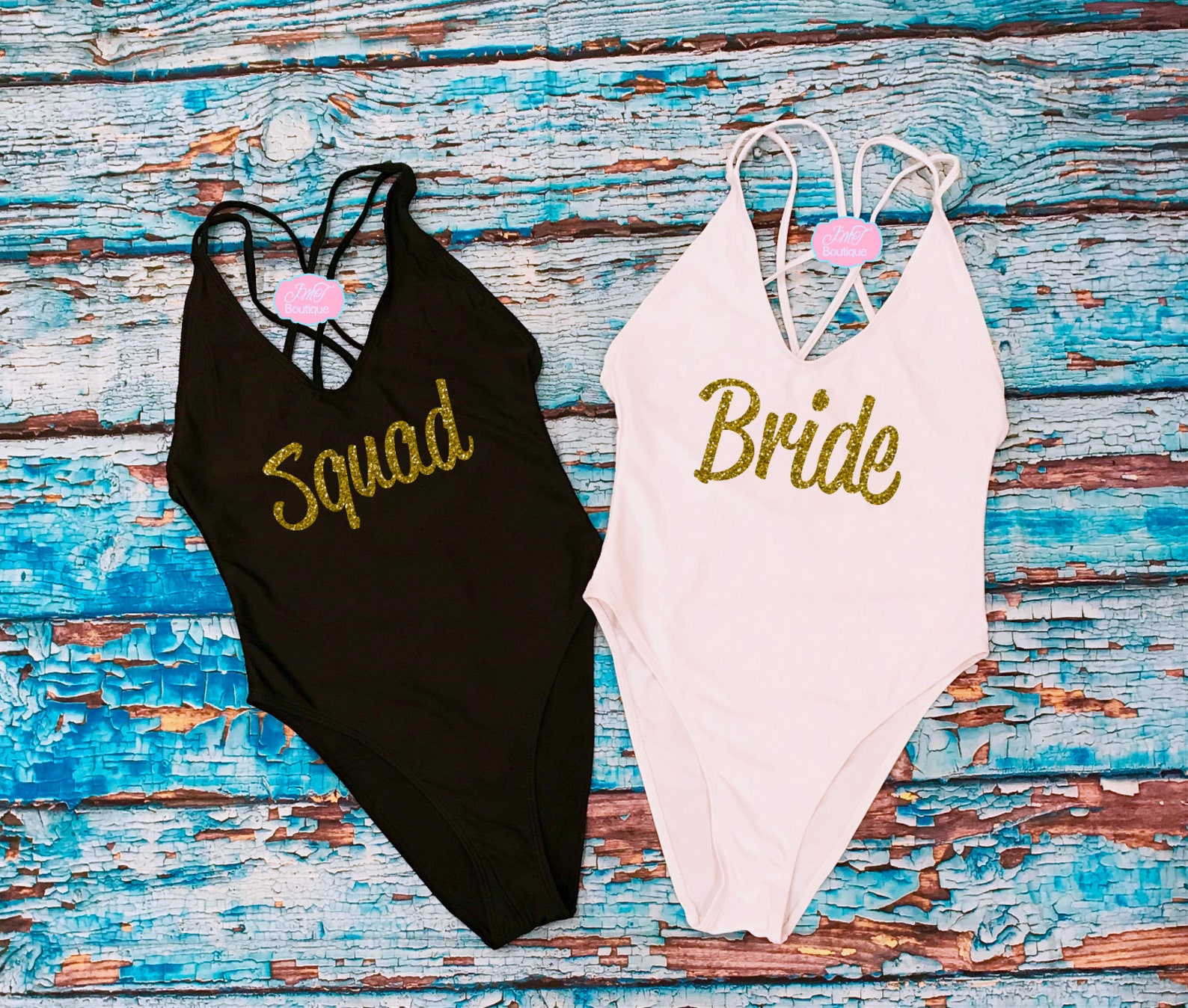 Bride Squad Bathing Suit Bride Bathing Suit Bride Swimwear Etsy