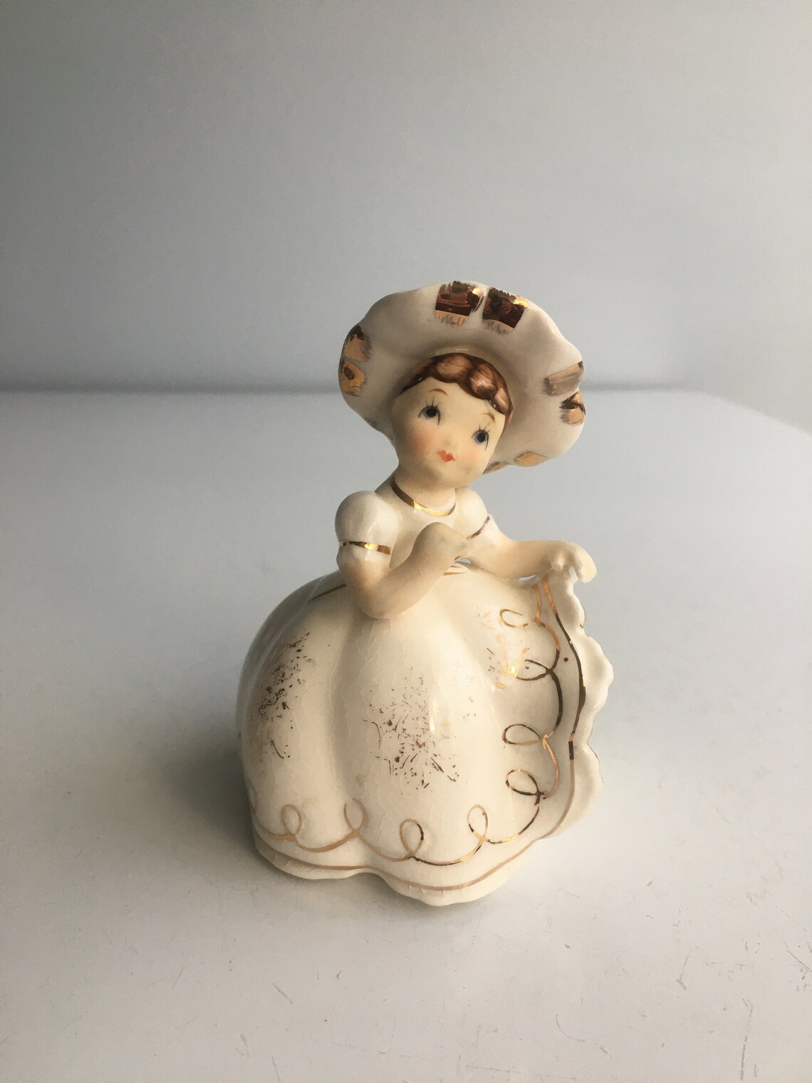 Vintage Lefton Bloomer Girl Figurine Made in Japan Hand - Etsy