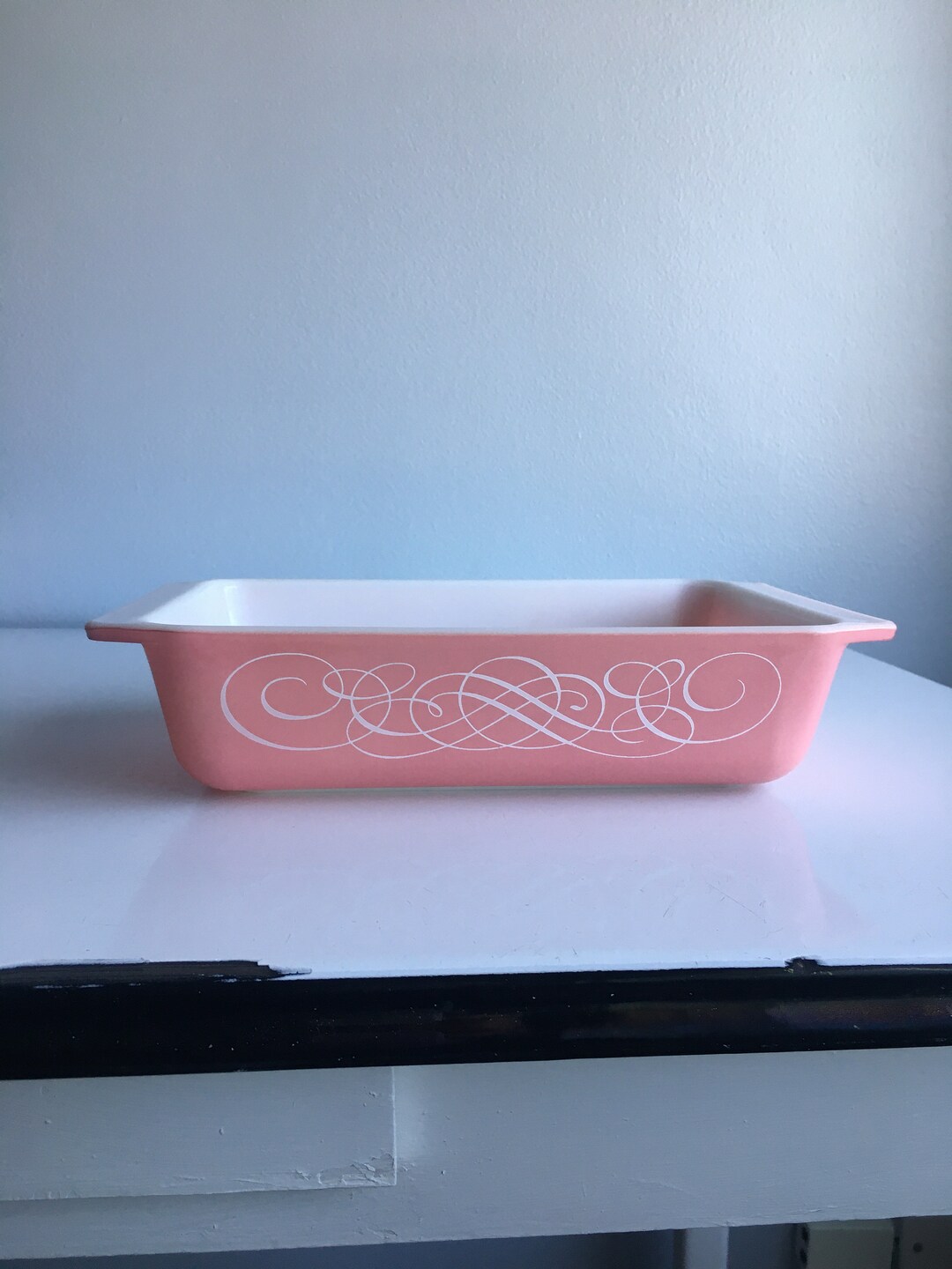 Vintage Pyrex Pink Scroll Space Saver #575-B 2 Quart No Lid - Etsy