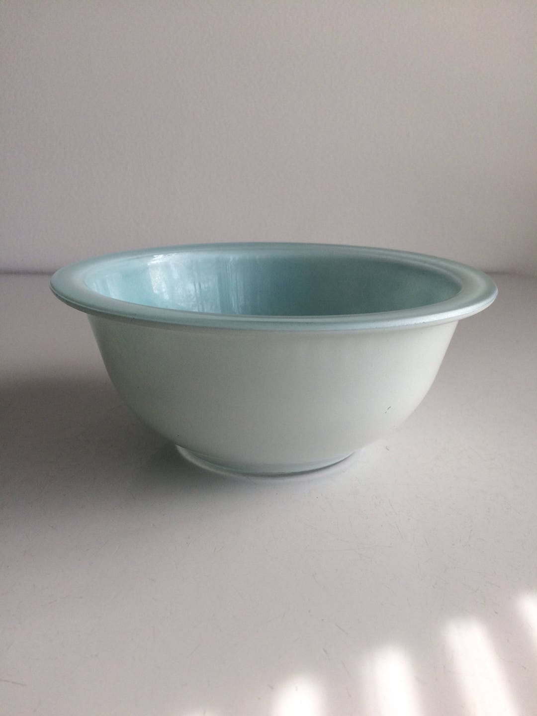 Vintage Ice Blue Clear Bottom Pyrex Mixing Bowl #322 1L - Etsy