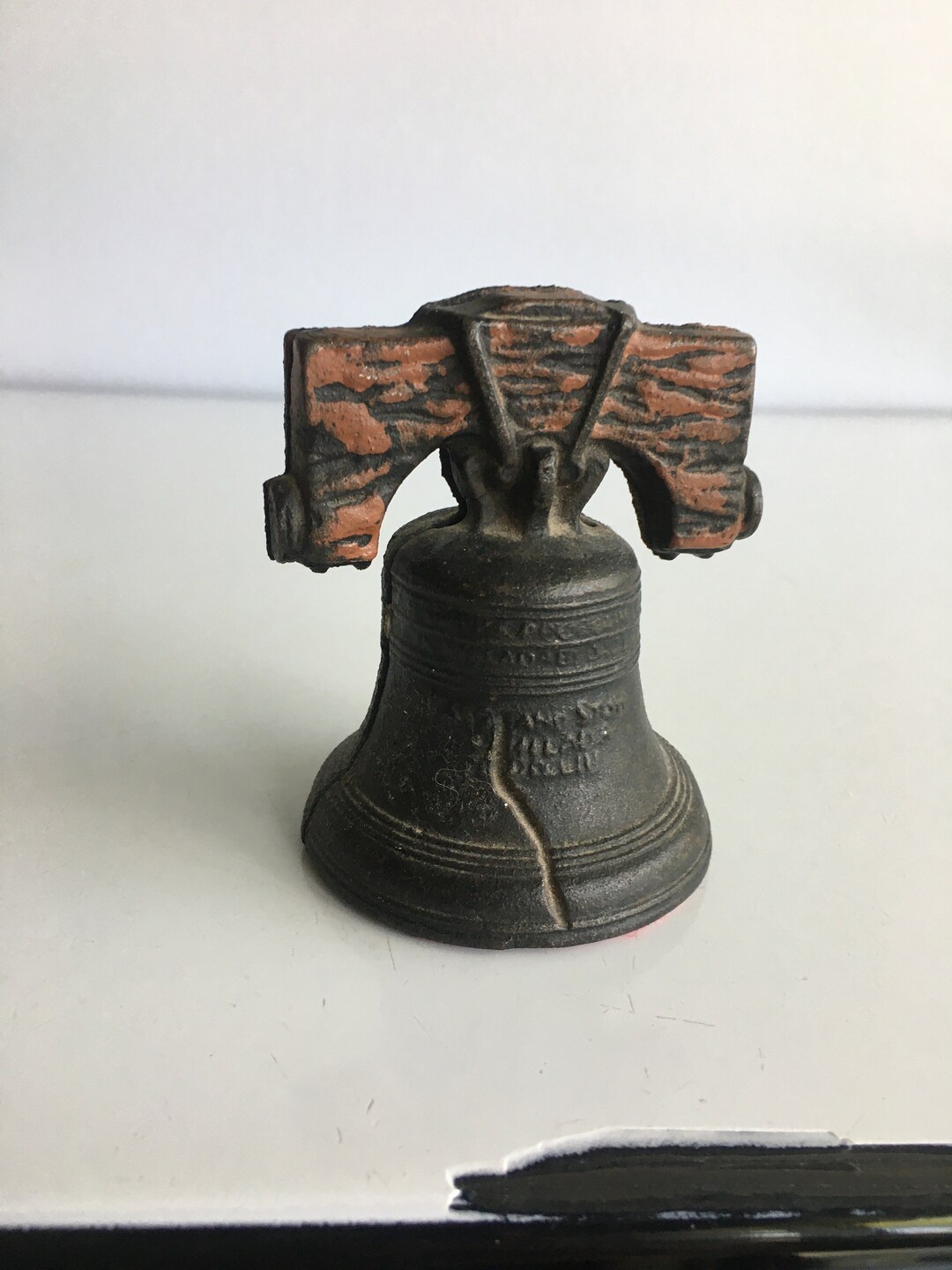 Vintage Cast Iron Liberty Bell Paperweight Home Office - Etsy