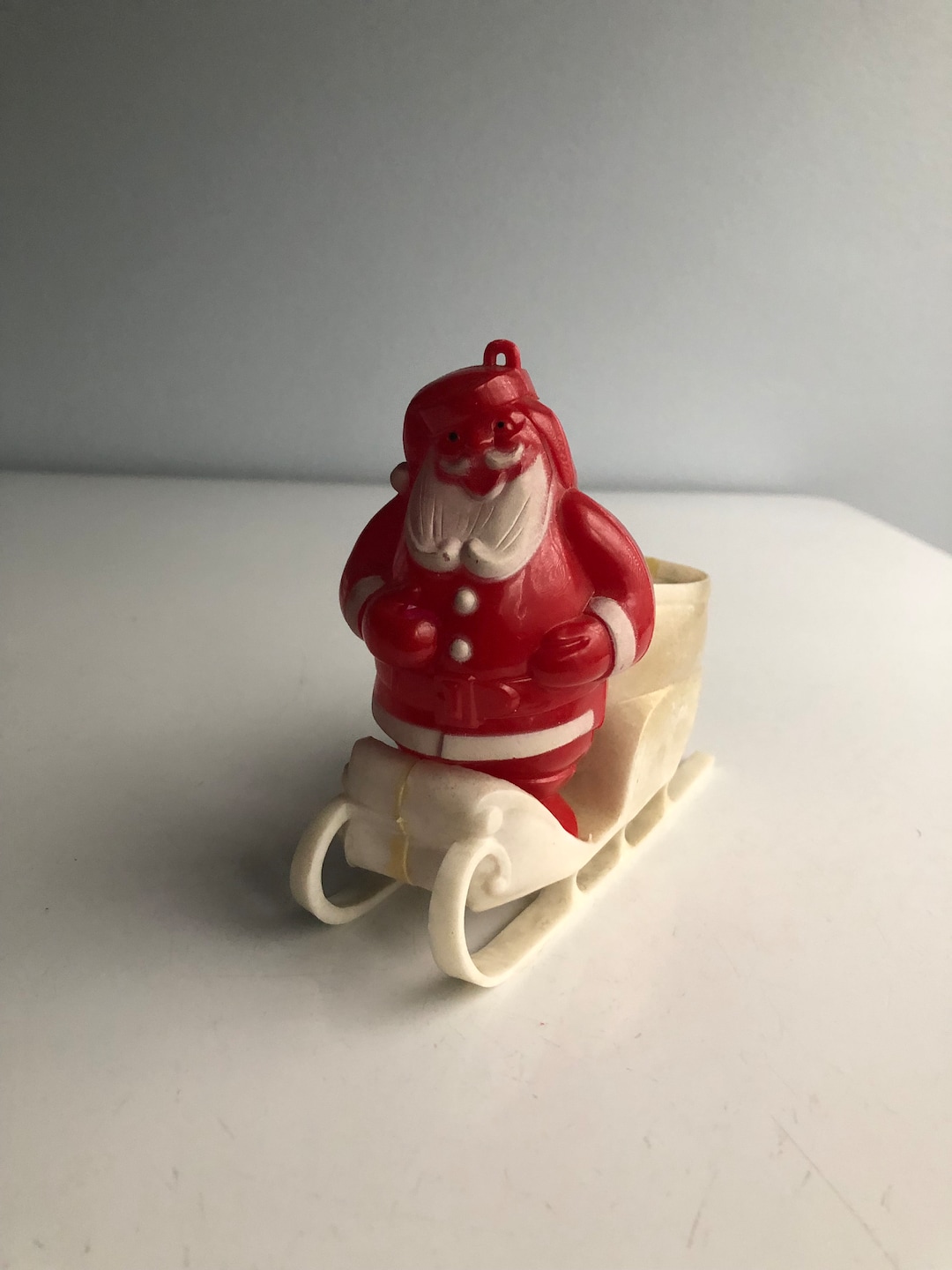 Vintage Christmas Rosbro Santa Claus Sleigh Candy Container Ornament - Etsy