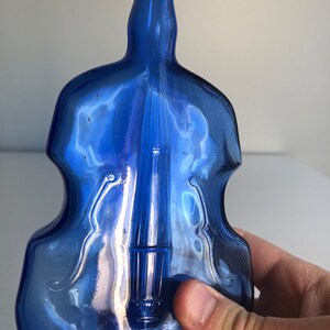 Vintage Cobalt Blue Violin/viola Vase - Etsy