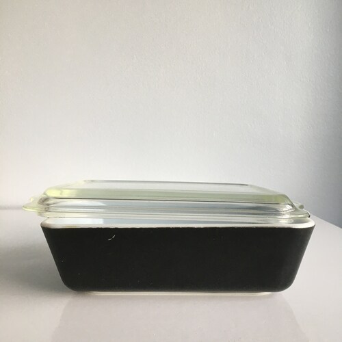 Rare Pyrex Rodney Kent Black Starline 0503 With Lid - Etsy