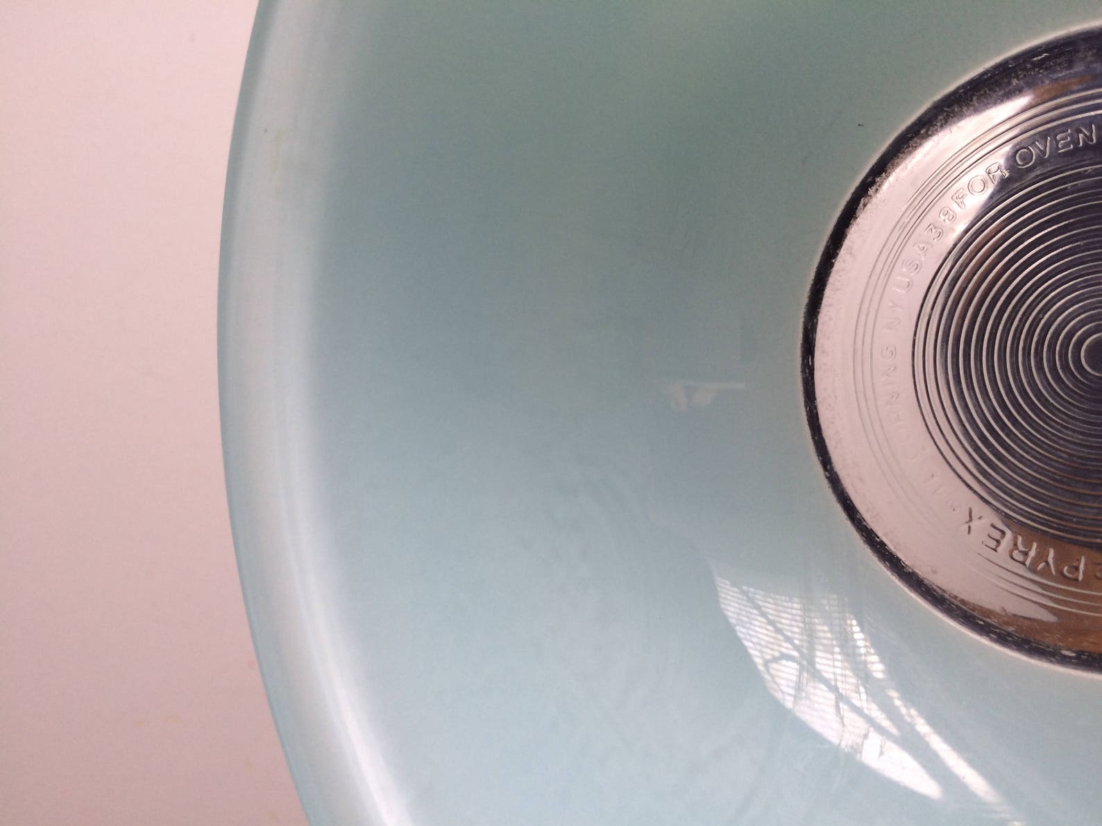 Vintage Ice Blue Clear Bottom Pyrex Mixing Bowl 322 1L | Etsy