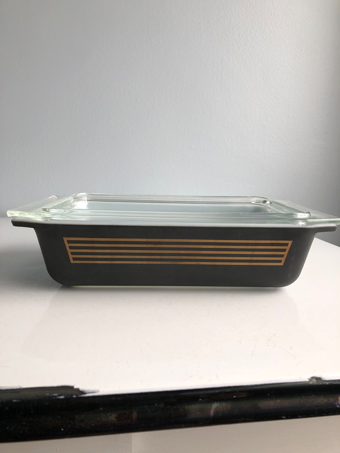 Vintage Pyrex Musical Staff Space Saver With Lid HTF RARE - Etsy