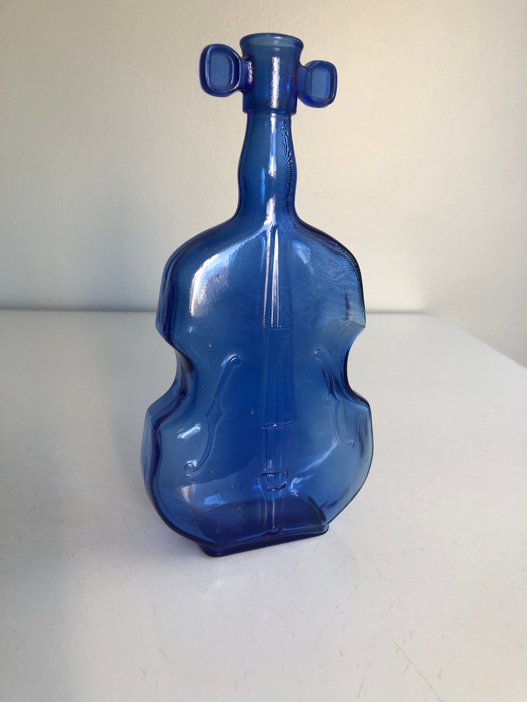 Vintage Cobalt Blue Violin/viola Vase - Etsy
