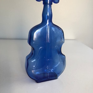 Vintage Cobalt Blue Violin/viola Vase - Etsy