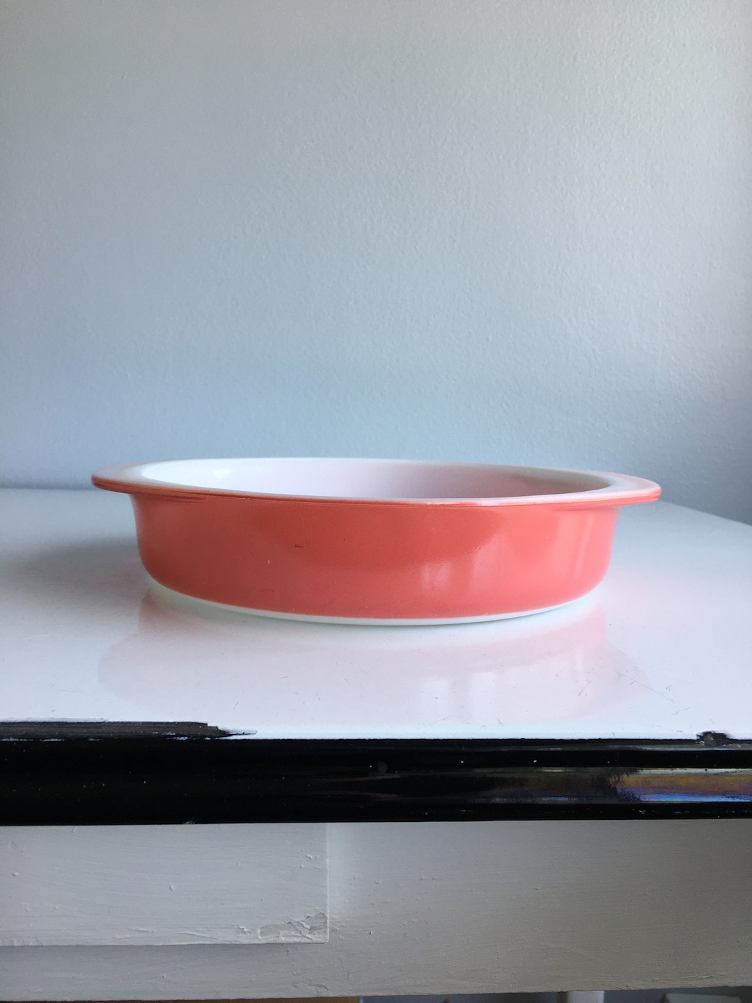 Vintage Pyrex Pink Flamingo Pie Plate Cake Pan Casserole #221 8 Inches ...