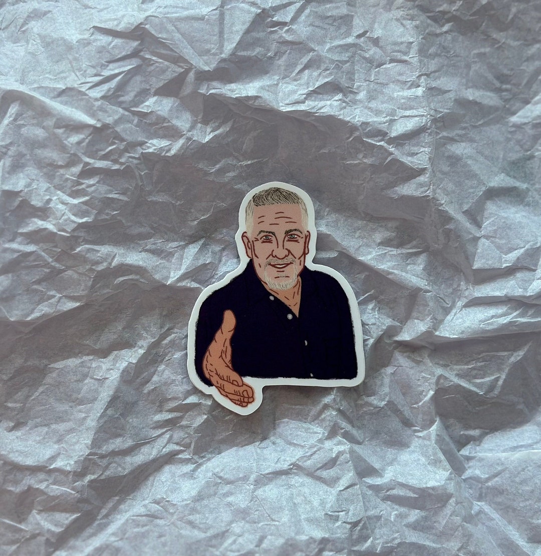 Hollywood Handshake Sticker – Great British Bake Off, GBBO Art - Etsy