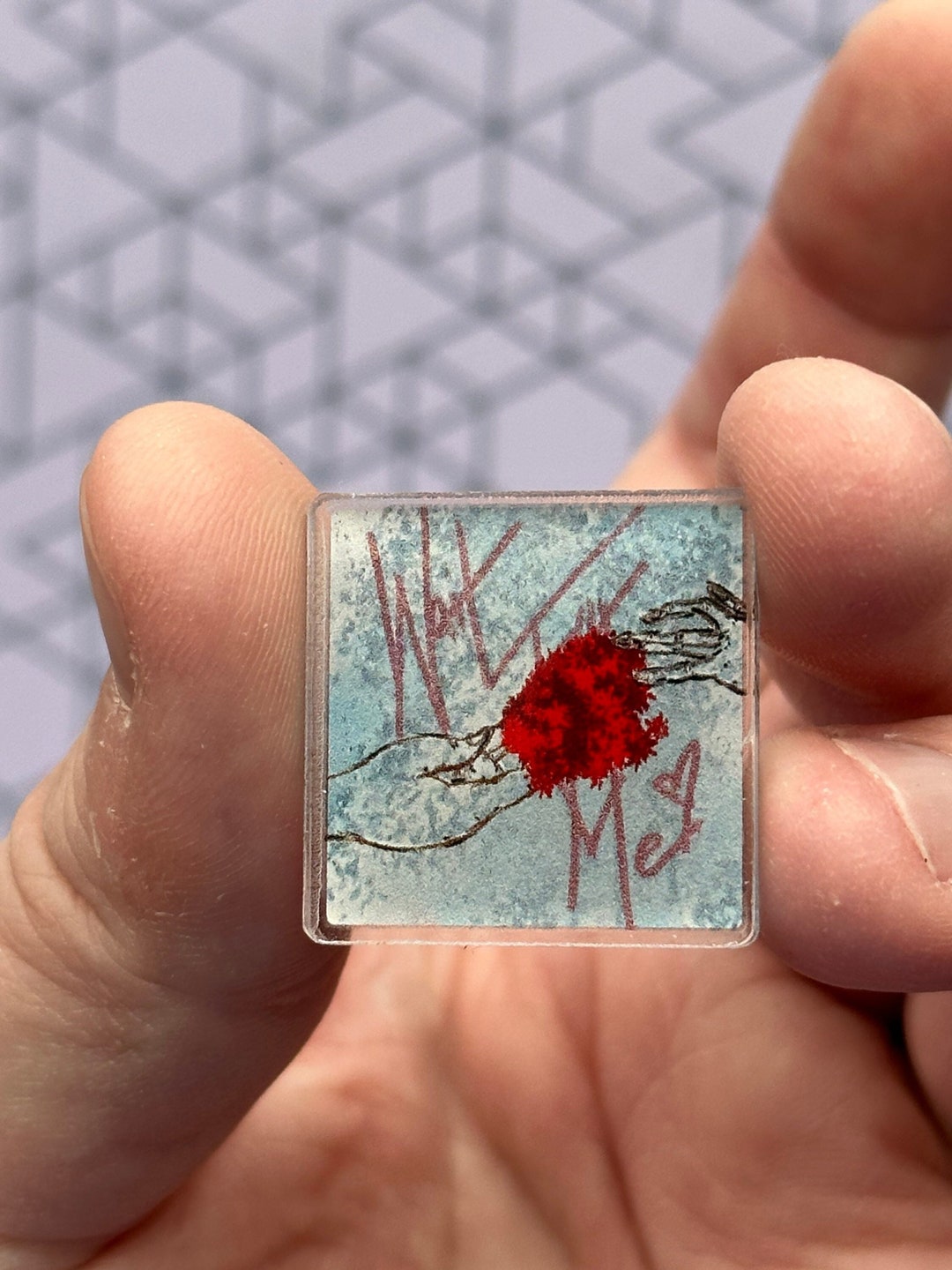 Acrylic Pin: Wait for Me Pin, Hadestown Inspired Pin, Orpheus and ...