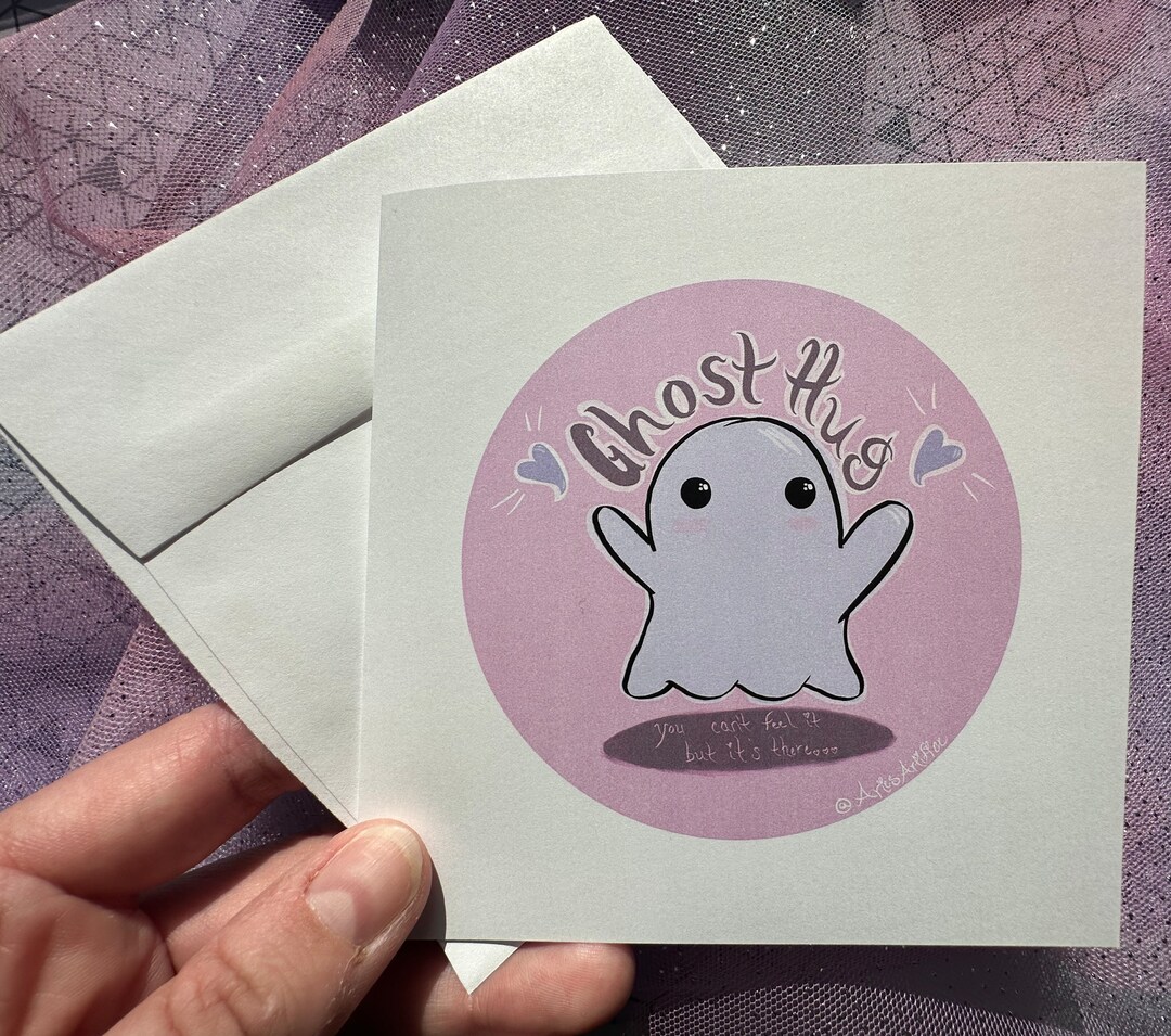 Ghost Hug - Card - Etsy