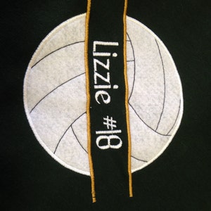 Monogrammed Volleyball Stadium Blanket - Etsy