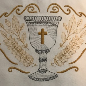 Personalized First Communion Banner With Family Name and Chalice - Etsy