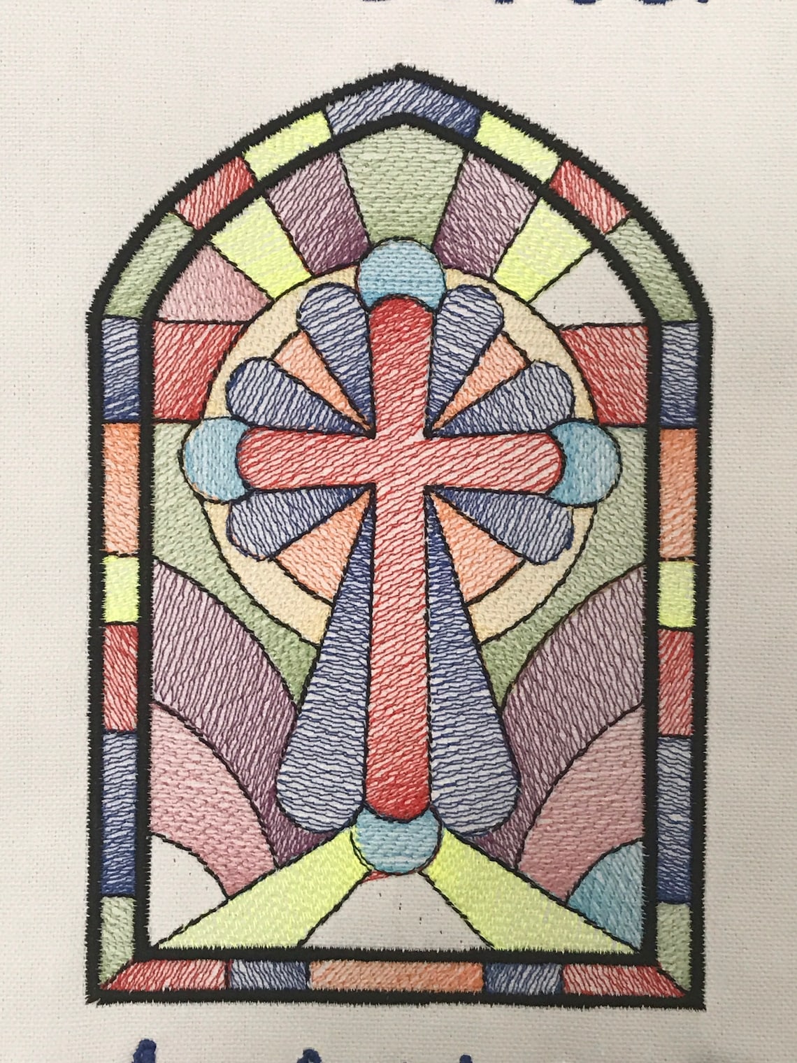 Personalized First Communion Banner With Stained Glass Window - Etsy