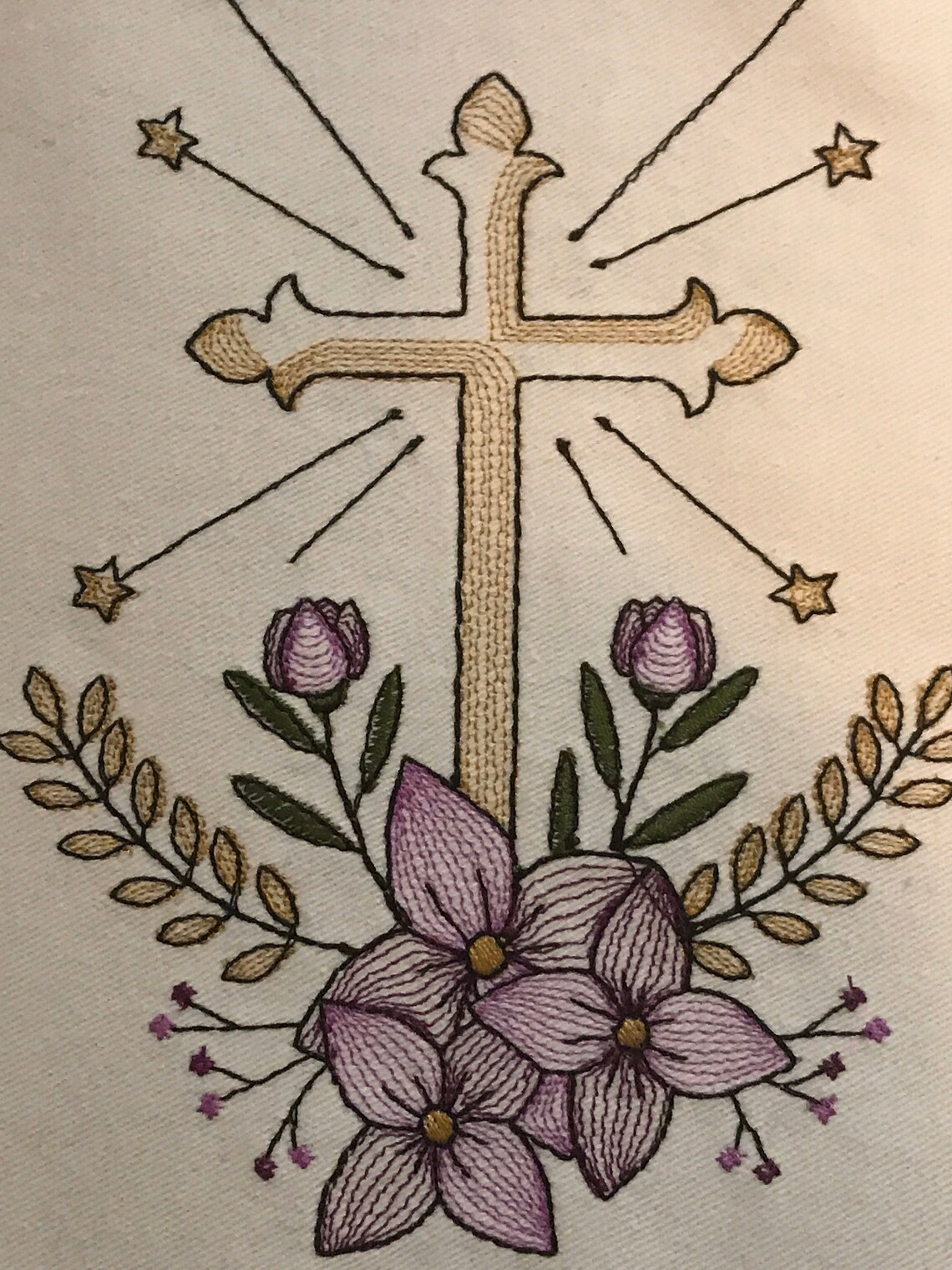 Personalized First Communion Banner With Cross and Stars - Etsy