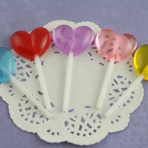 Heart Lollipop - Etsy
