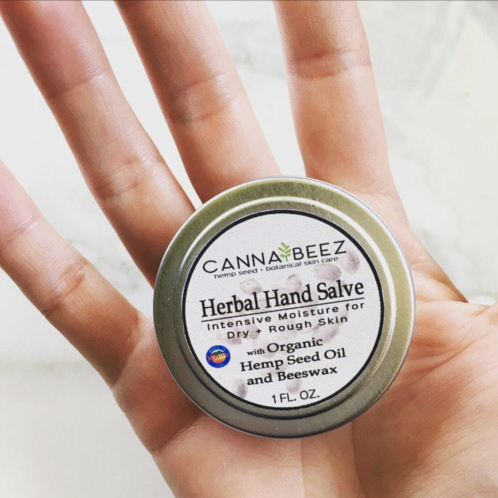 Herbal Hand Salve; Organic Hemp Salve; Organic Skin Care; Intensive ...