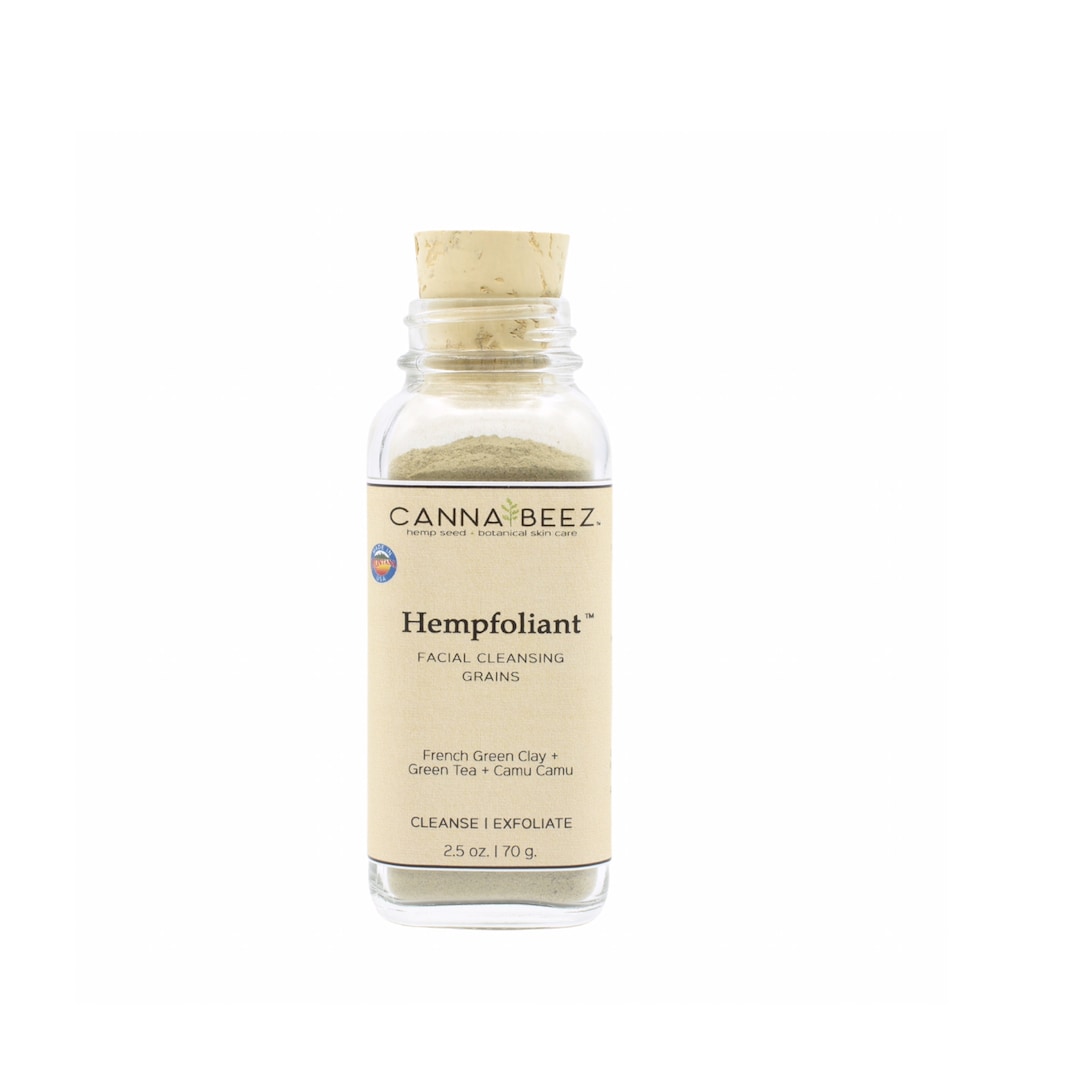 Hempfoliant™ Facial Cleansing Grains; Organic Hemp Facial Cleanser ...