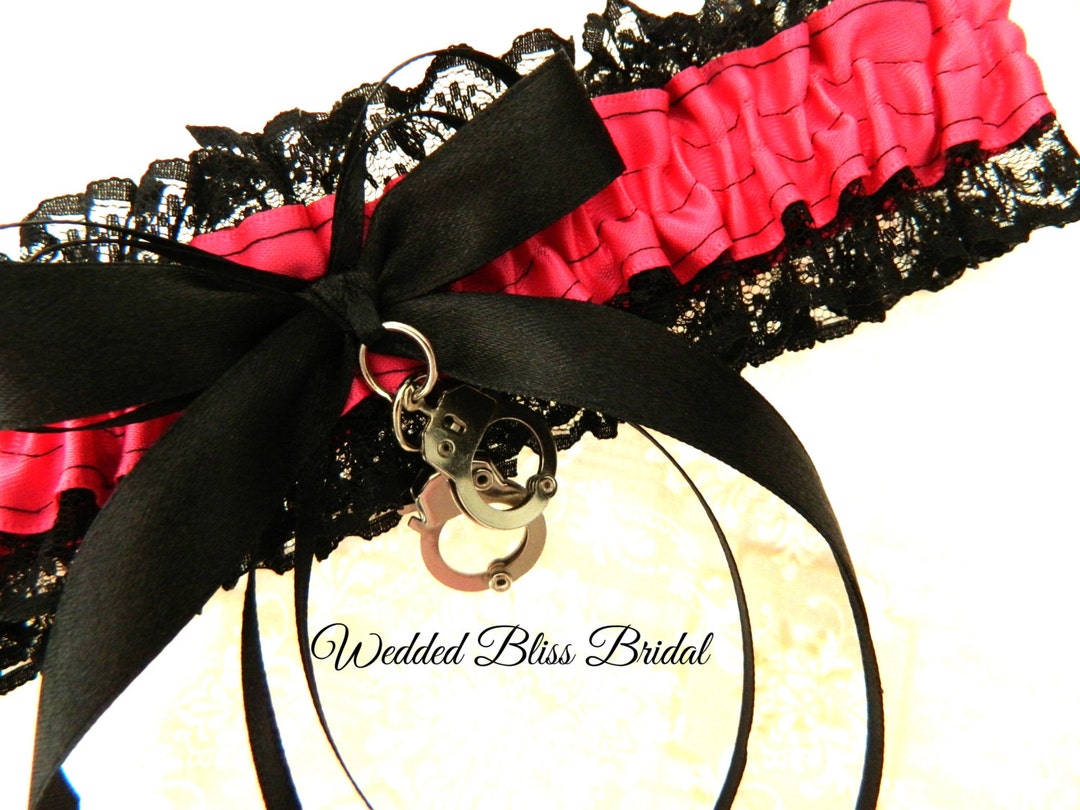 Hen's Night Garter -wedding Day Garter Alternative - Novelty Handcuff ...