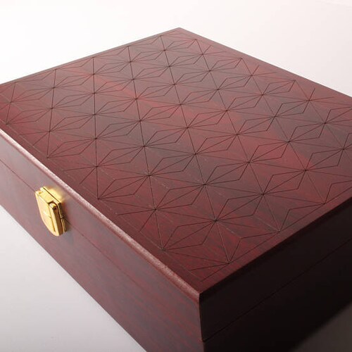 Sacred Geometry Art Jewelry Box Rose Wood Gift Box - Etsy