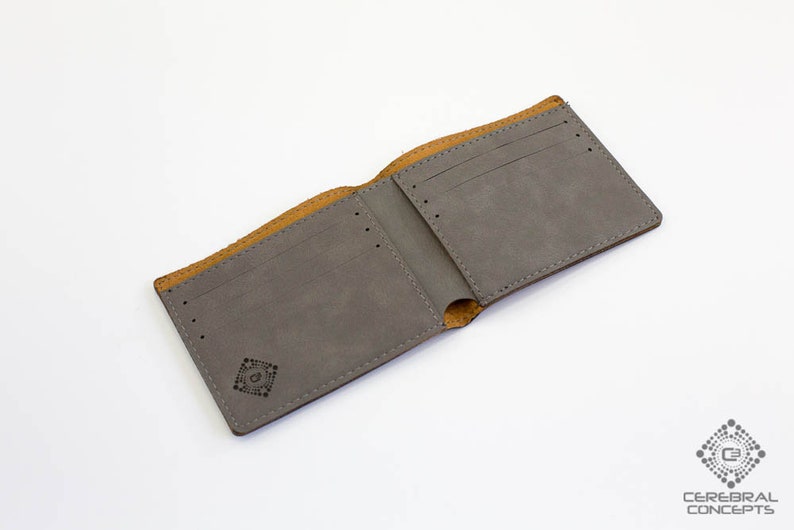 Mech Master Mike Wallet - Soft and Durable Vegan Leather - Laser ...