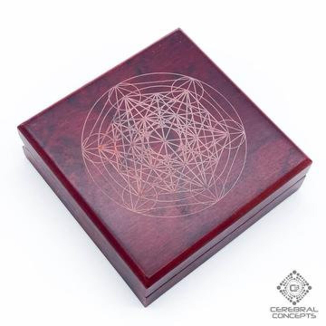Sacred Geometry Art Jewelry Box Rose Wood Gift Box - Etsy