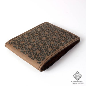 Hexagon Wallet - Soft and Durable Vegan Leather - Laser Engraved With ...