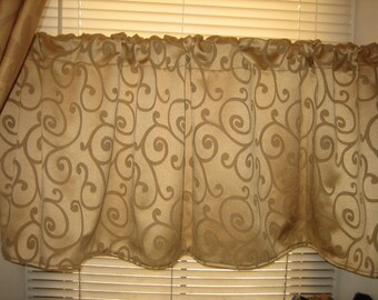 Gold Valance - Etsy