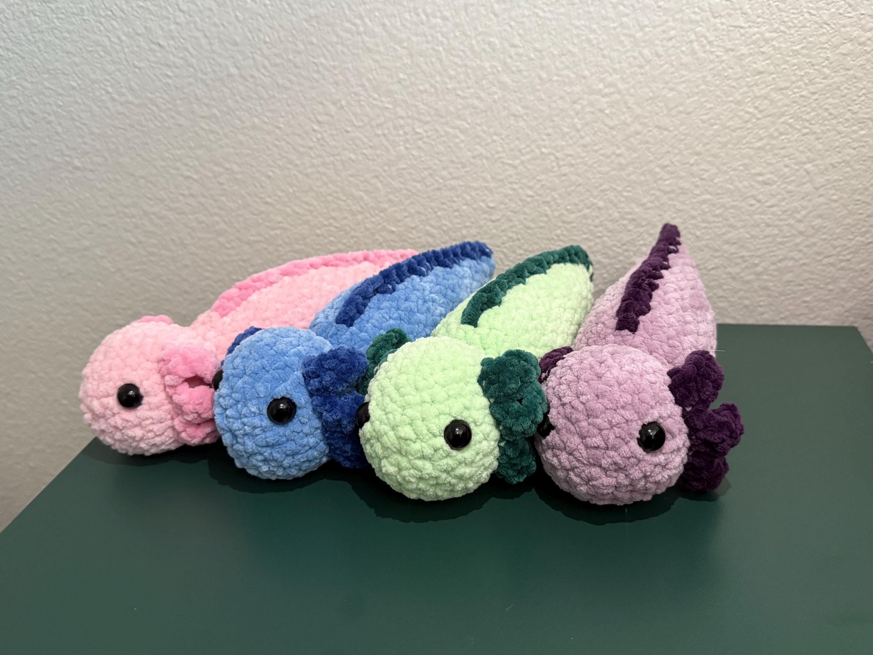 Addie Axolotl No Sew Crochet Pattern - Etsy